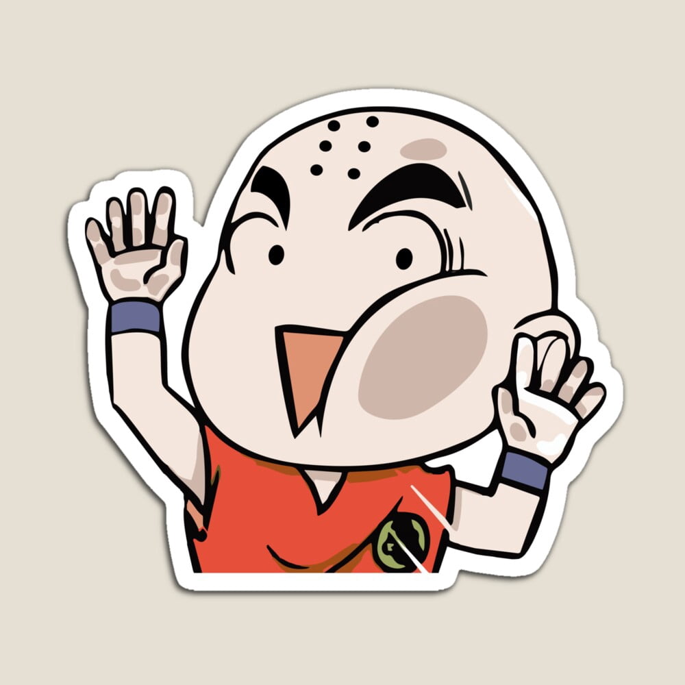 DOPASTICKER Krillin Peeker Decorative Laptop, Phone Stickers ...