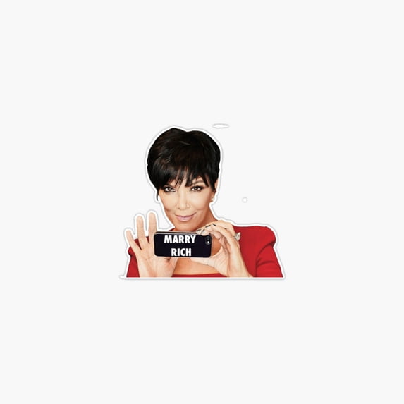 DOPASTICKER Kris Jenner Sticker, Phone Sticker Car Stickers, Birthday ...