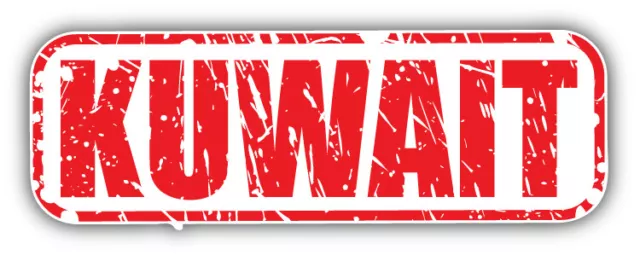 DOPASTICKER Kuwait Grunge Car Sticker Phone Decal Water Bottle Stickers ...