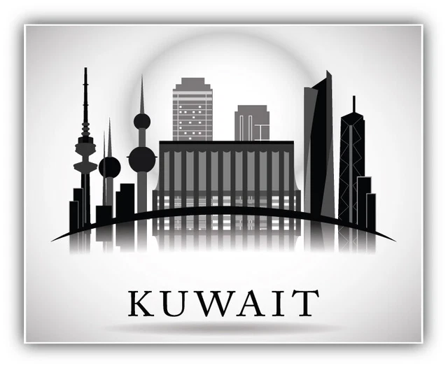 DOPASTICKER Kuwait Travel Car Sticker Phone Decal Water Bottle Stickers ...