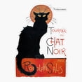 DOPASTICKER La Tournee Du Chat Noir 1896 Paris Poster Extract Sticker ...
