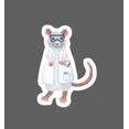 DOPASTICKER Lab Rat Sticker Experiment Science Lab Coat Sticker Phone ...