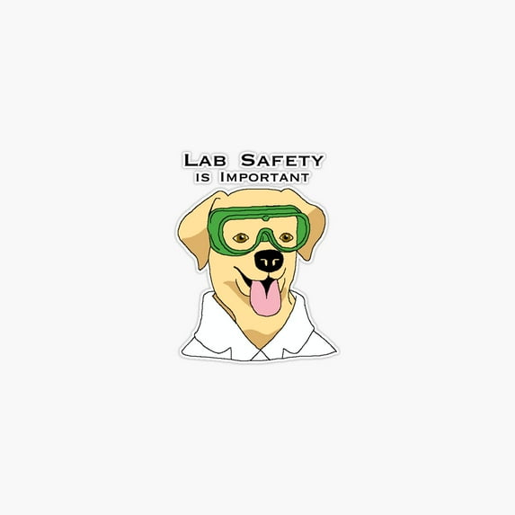 DOPASTICKER Lab Safety Dog Sticker, Phone Sticker Water Bottle Sticker ...