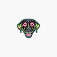 DOPASTICKER Labrador Retriever In Black- Day Of The Dead Lab Sugar ...