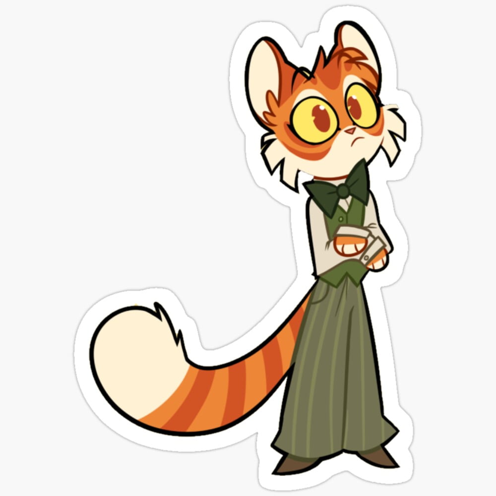 DOPASTICKER Lackadaisy: Rocky Rickaby Sticker Phone Decal Water Bottle ...