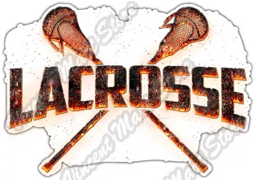 DOPASTICKER Lacrosse Molten Ball Stick Ball Mask Sport Car Sticker ...