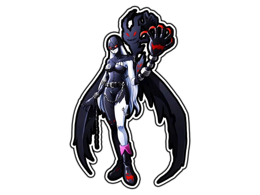 DOPASTICKER Lady Devimon Sticker Decal Phone Decal Water Bottle ...