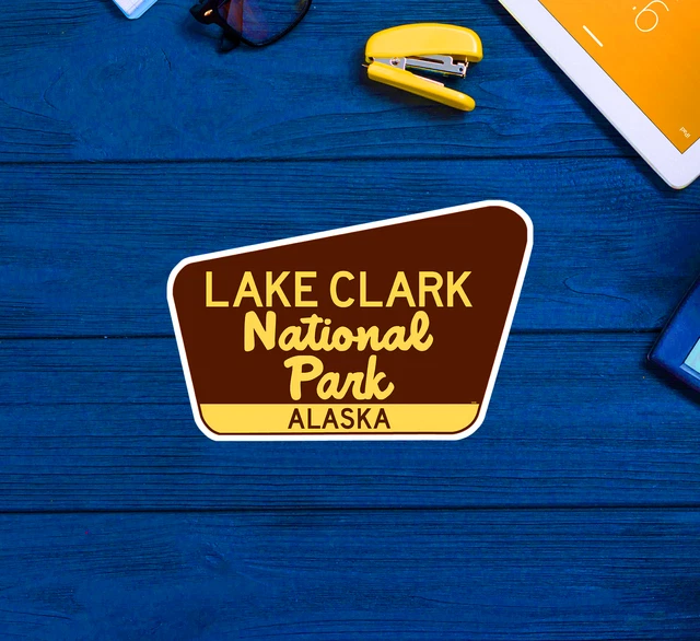 DOPASTICKER Lake Clark National Park Alaska Travel Decal Decorative ...