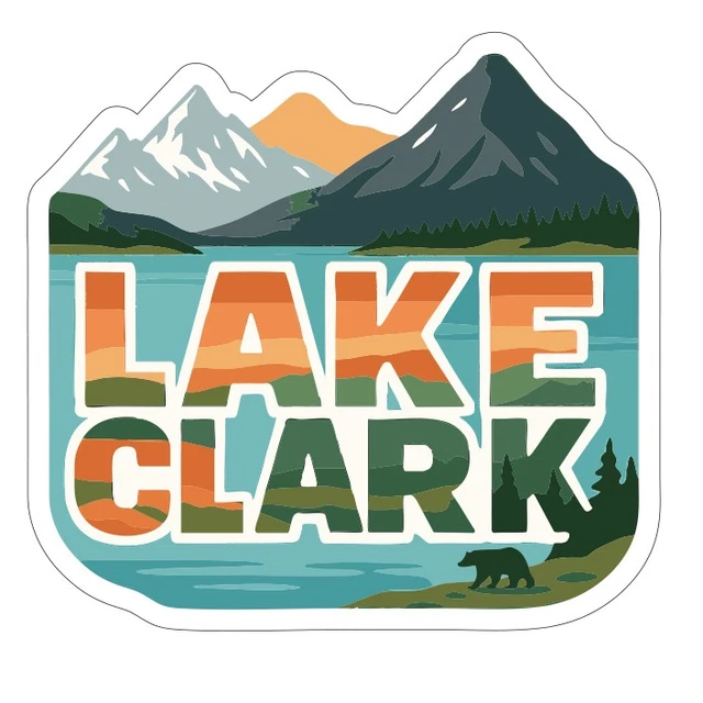 DOPASTICKER Lake Clark National Park Decal Sticker - Us National Parks ...