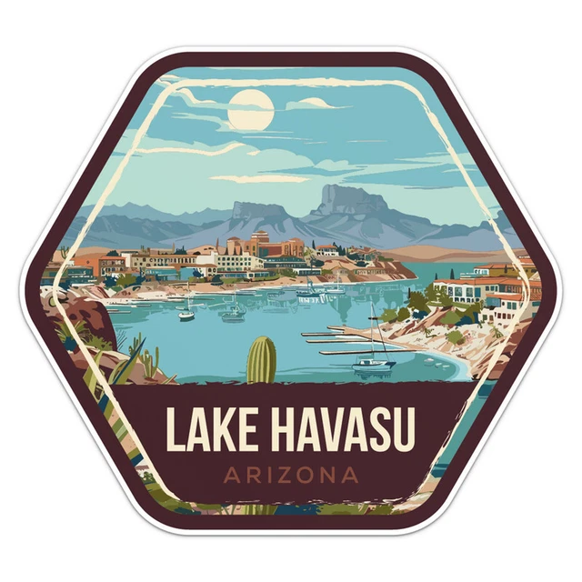 DOPASTICKER Lake Havasu Sticker Decal Phone Decal Water Bottle Stickers ...