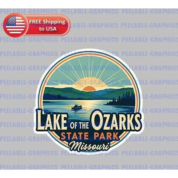 DOPASTICKER Lake Of The Ozarks State Park Sticker Camping Hiking ...