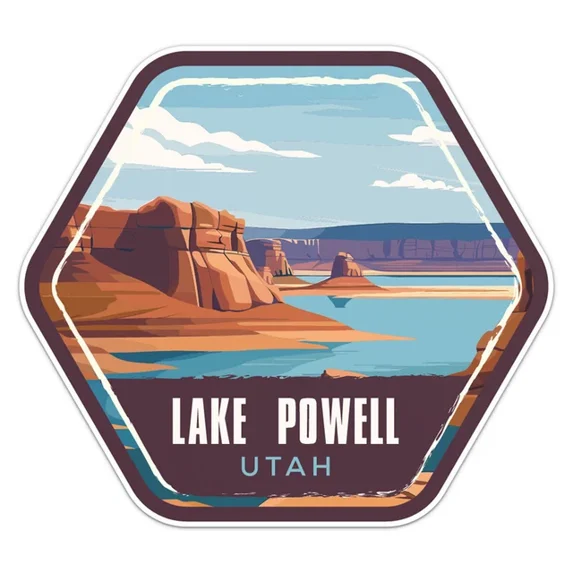 DOPASTICKER Lake Powell Sticker Decal Phone Decal Water Bottle Stickers ...