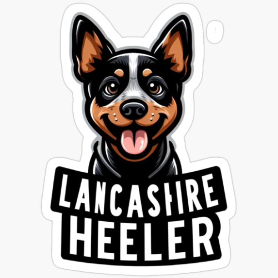 DOPASTICKER Lancashire Heeler Sticker Phone Decal Water Bottle Stickers ...