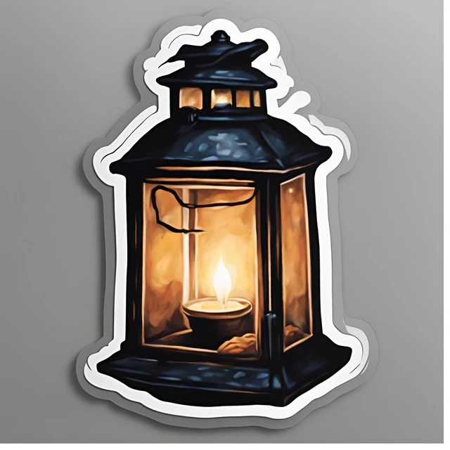 DOPASTICKER Lantern Sticker Phone Decal Water Bottle Stickers, Cars ...
