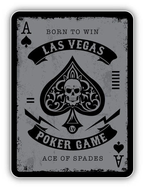 DOPASTICKER Las Vegas Born To Win Sticker Phone Decal Water Bottle ...