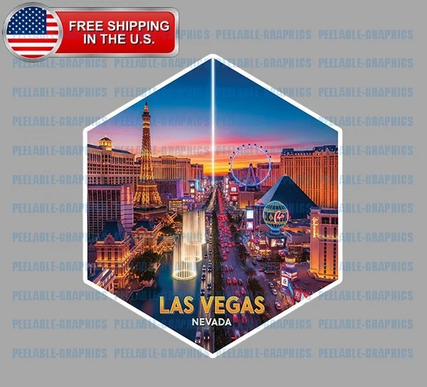 DOPASTICKER Las Vegas Nevada Sticker Toolbox Sticker Phone Sticker ...
