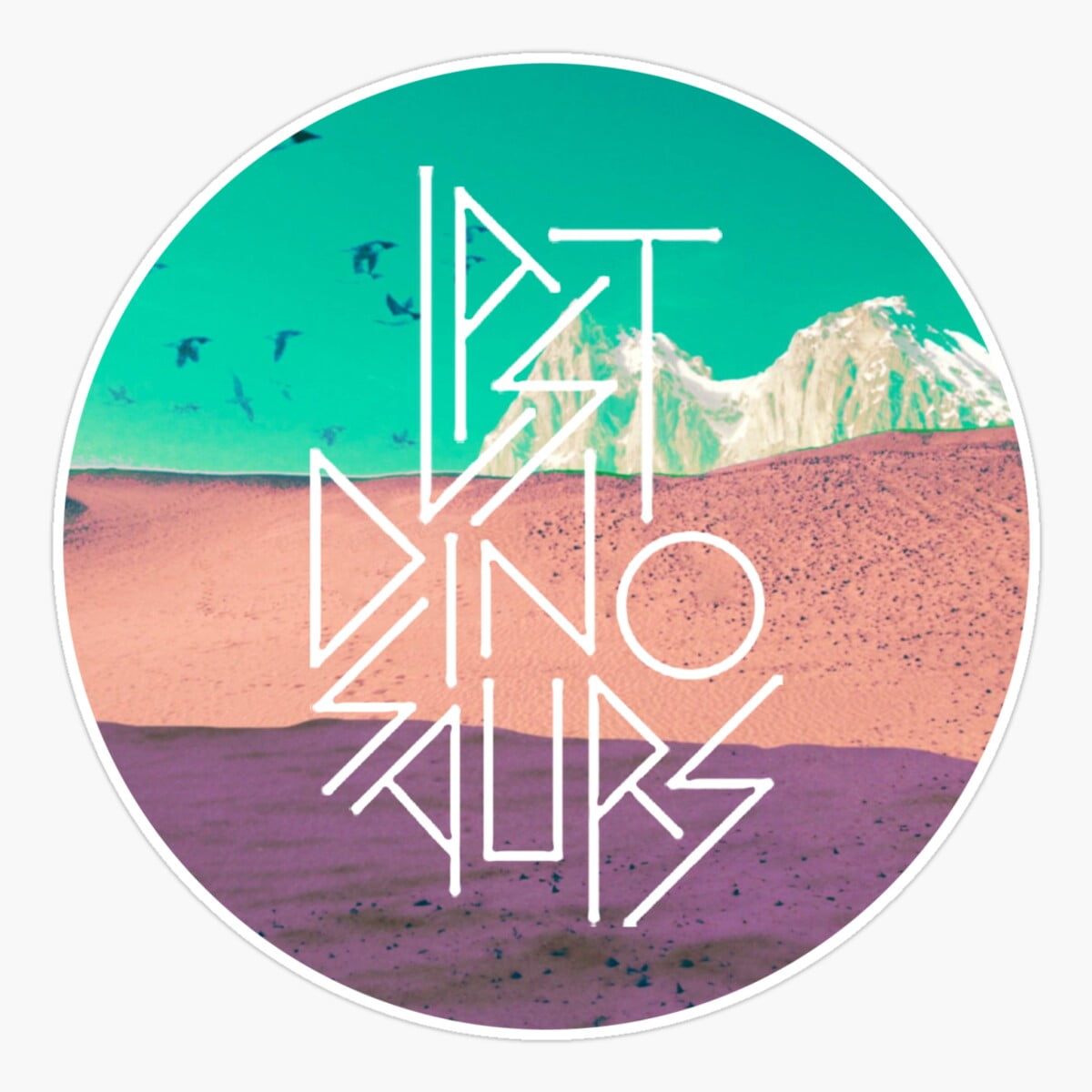 DOPASTICKER Last Dinosaurs Logo Sticker, Phone Sticker Water Bottle ...