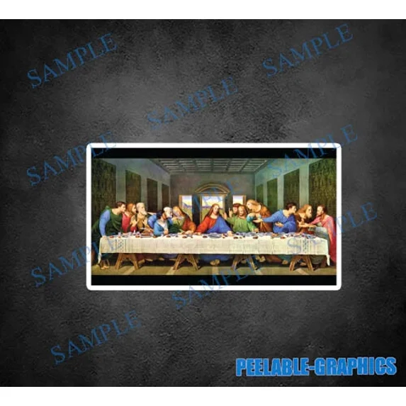 DOPASTICKER Last Supper Sticker Jesus Laptop Sticker Phone Sticker ...