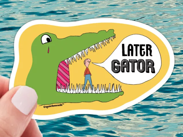 DOPASTICKER Later Gator Sticker For Car, Laptop, Cooler Phone Decal ...
