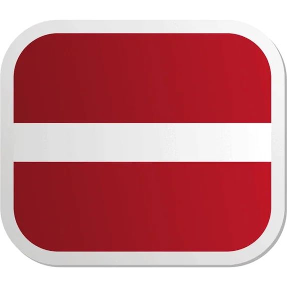 DOPASTICKER Latvia Square Car Sticker Phone Decal Water Bottle Stickers ...