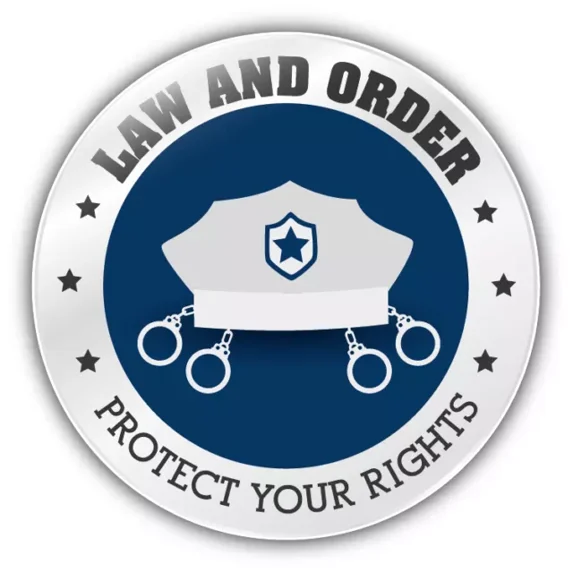DOPASTICKER Law And Order Sticker Decal Phone Decal Water Bottle ...