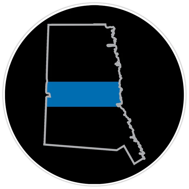DOPASTICKER Law Enforcement Thin Blue Line Connecticut State Sticker ...