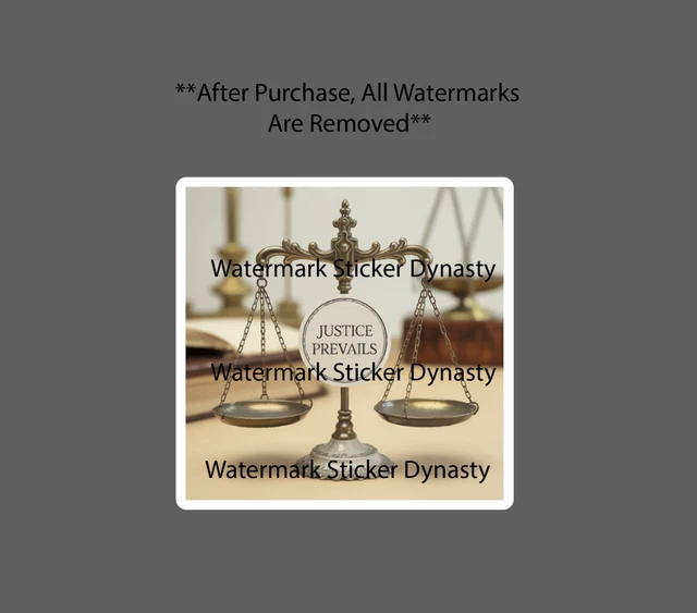 DOPASTICKER Lawyer Scale Sticker Justice Judge Law Sticker Phone ...