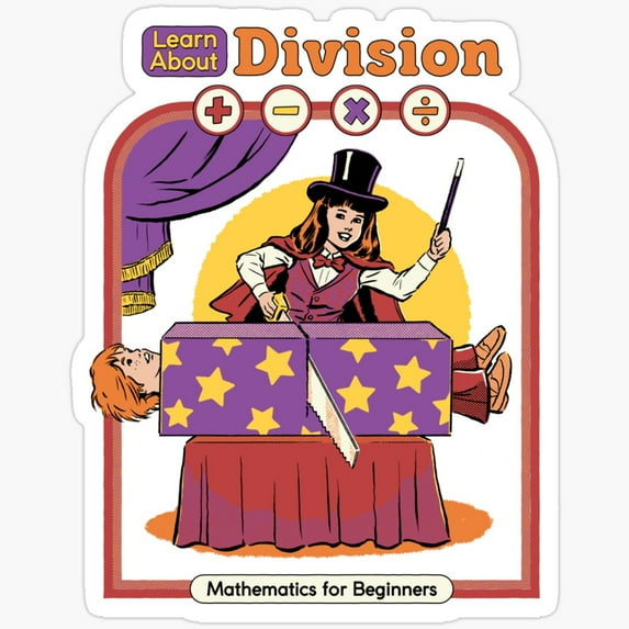 DOPASTICKER Learn About Division Perfect Gift Everyone Phone Decal ...
