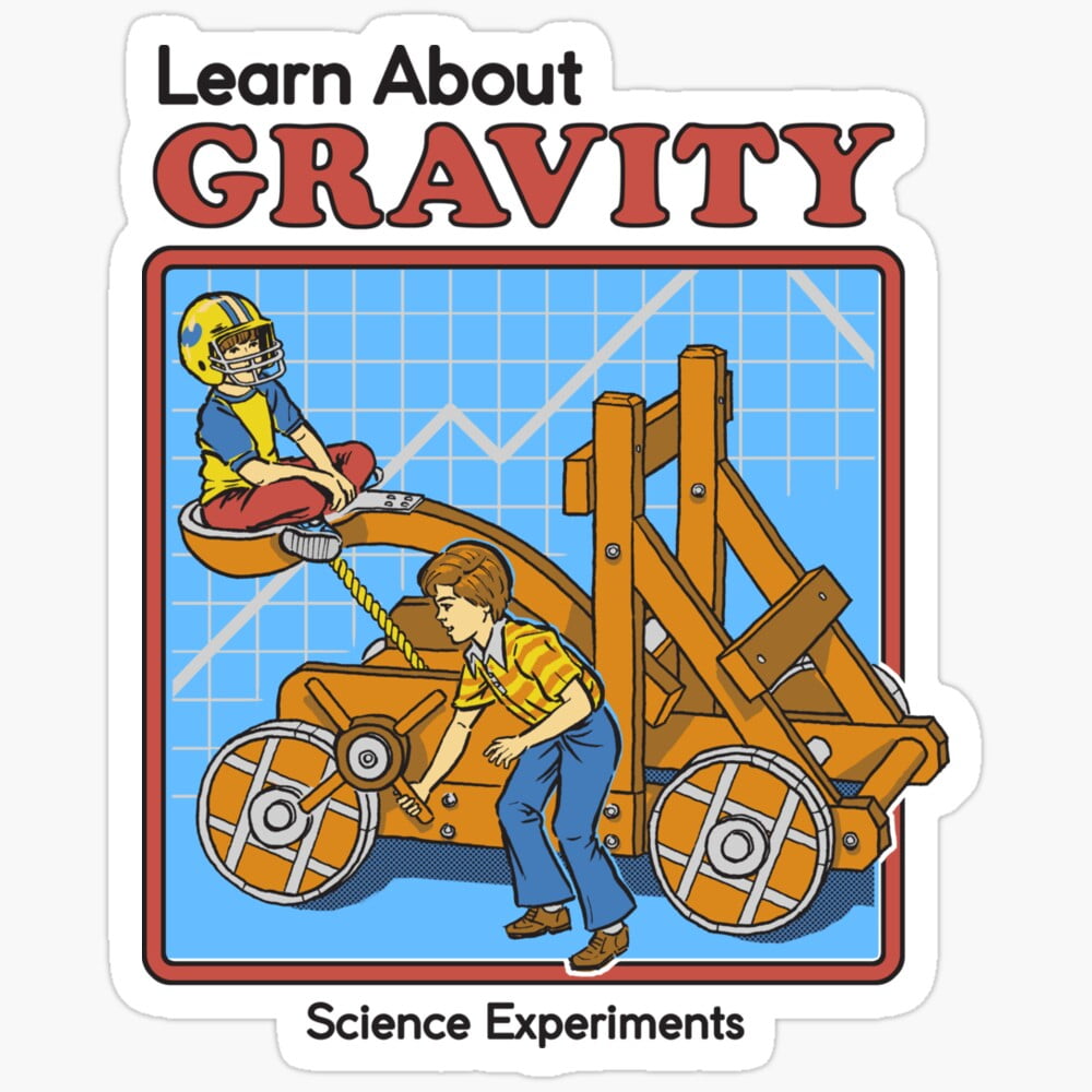 DOPASTICKER Learn About Gravity Perfect Gift Everyone Phone Decal Water ...