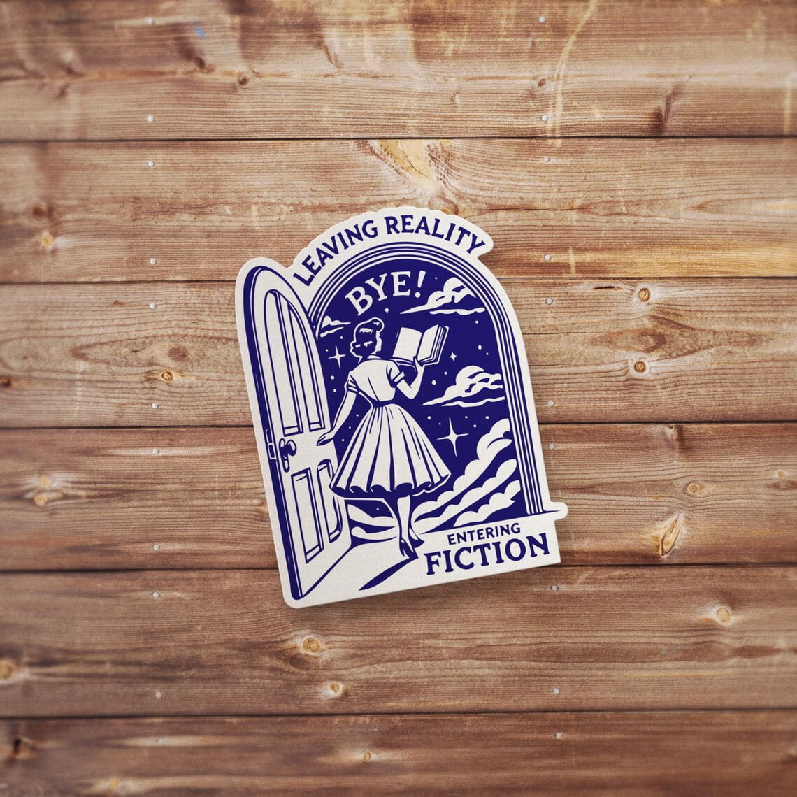 DOPASTICKER Leaving Reality Booktok Sticker For, Cars, Laptops ...