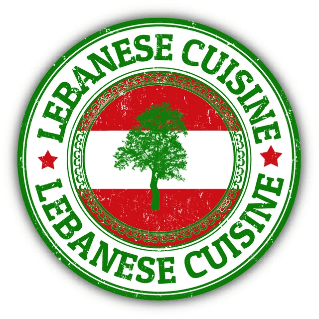 DOPASTICKER Lebanon Flag Grunge Rubber Travel Stamp Sticker Decal Phone ...