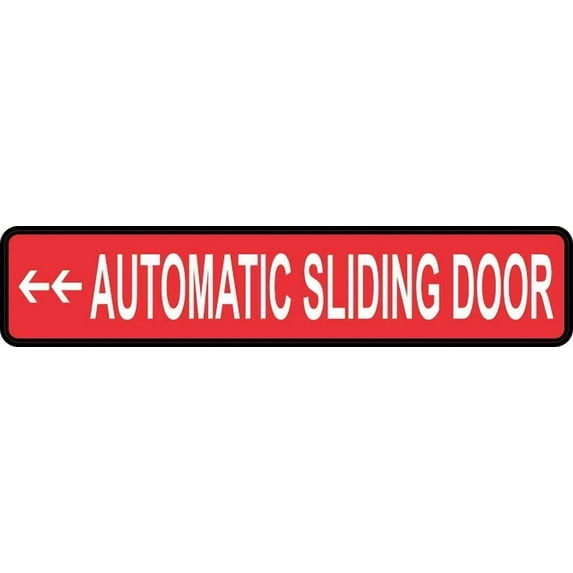 DOPASTICKER Left Automatic Sliding Door Sticker Phone Sticker, Latop ...