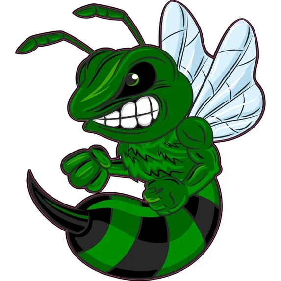 DOPASTICKER Left Facing Green Hornet Sticker Phone Sticker, Latop ...