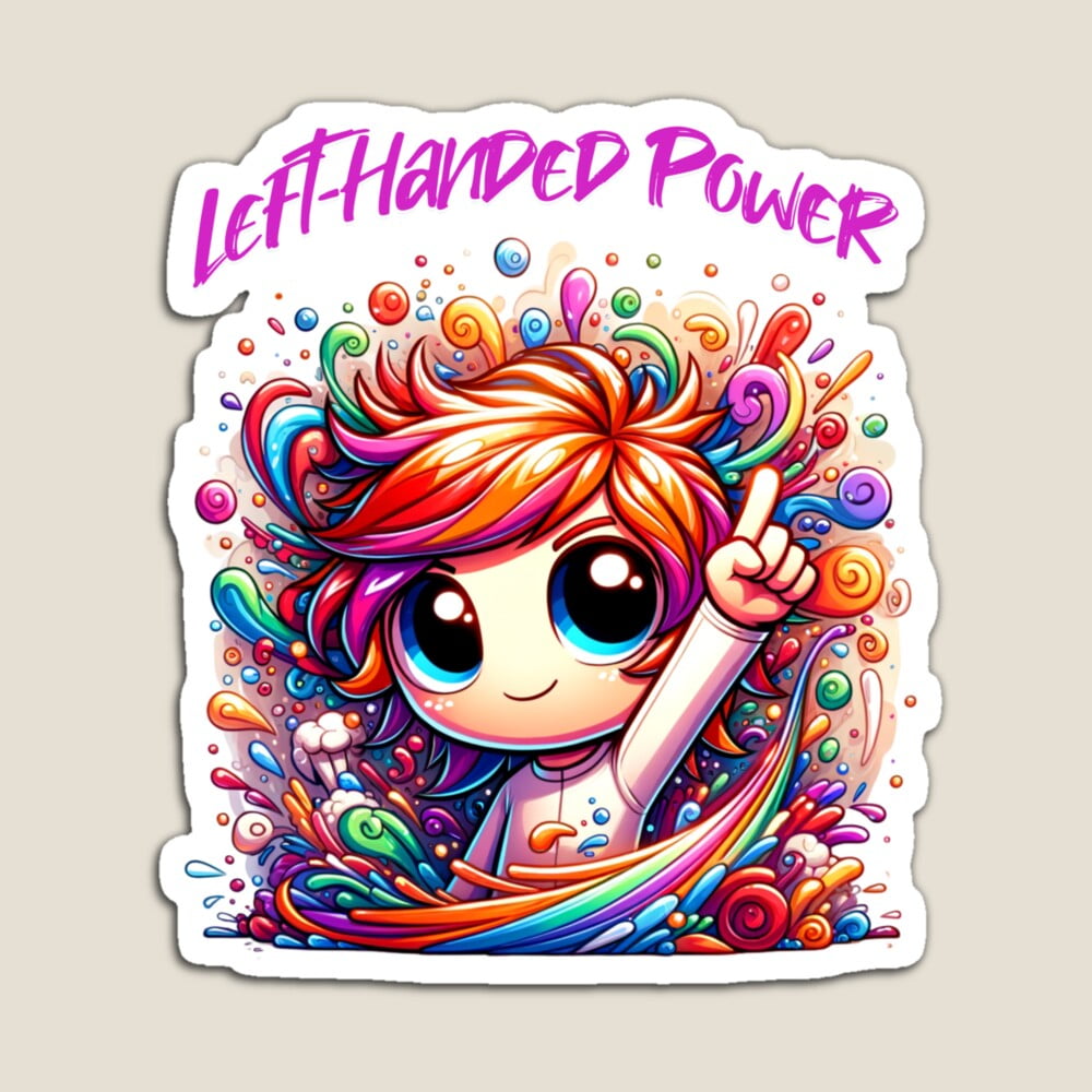 DOPASTICKER Left Handed Definition - Left Handed Power Sticker - 4324 ...