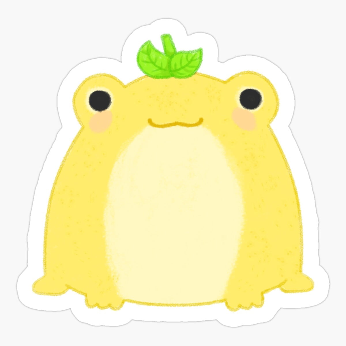 DOPASTICKER Lemon Frog Sticker, Phone Sticker Water Bottle Sticker Car ...