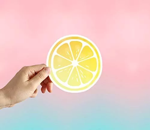 DOPASTICKER Lemon Slice Sticker Phone Decal Water Bottle Stickers, Cars ...