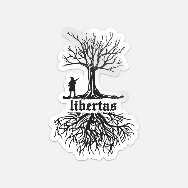 DOPASTICKER Liberty Tree Sticker Decal Phone Decal Water Bottle ...