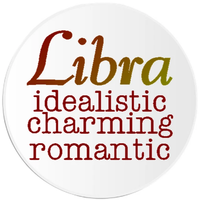 DOPASTICKER Libra Sticker, Horoscope Astrology Birthday Phone Decal ...