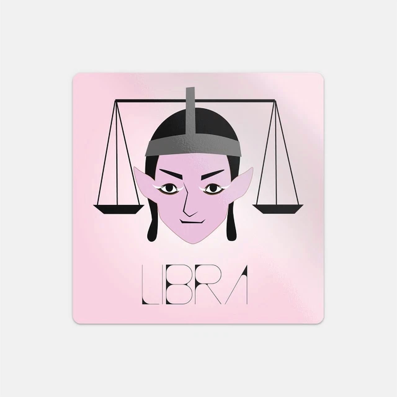 DOPASTICKER Libra Zodiac Sign Gothic Elf Sticker Phone Water Bottle ...
