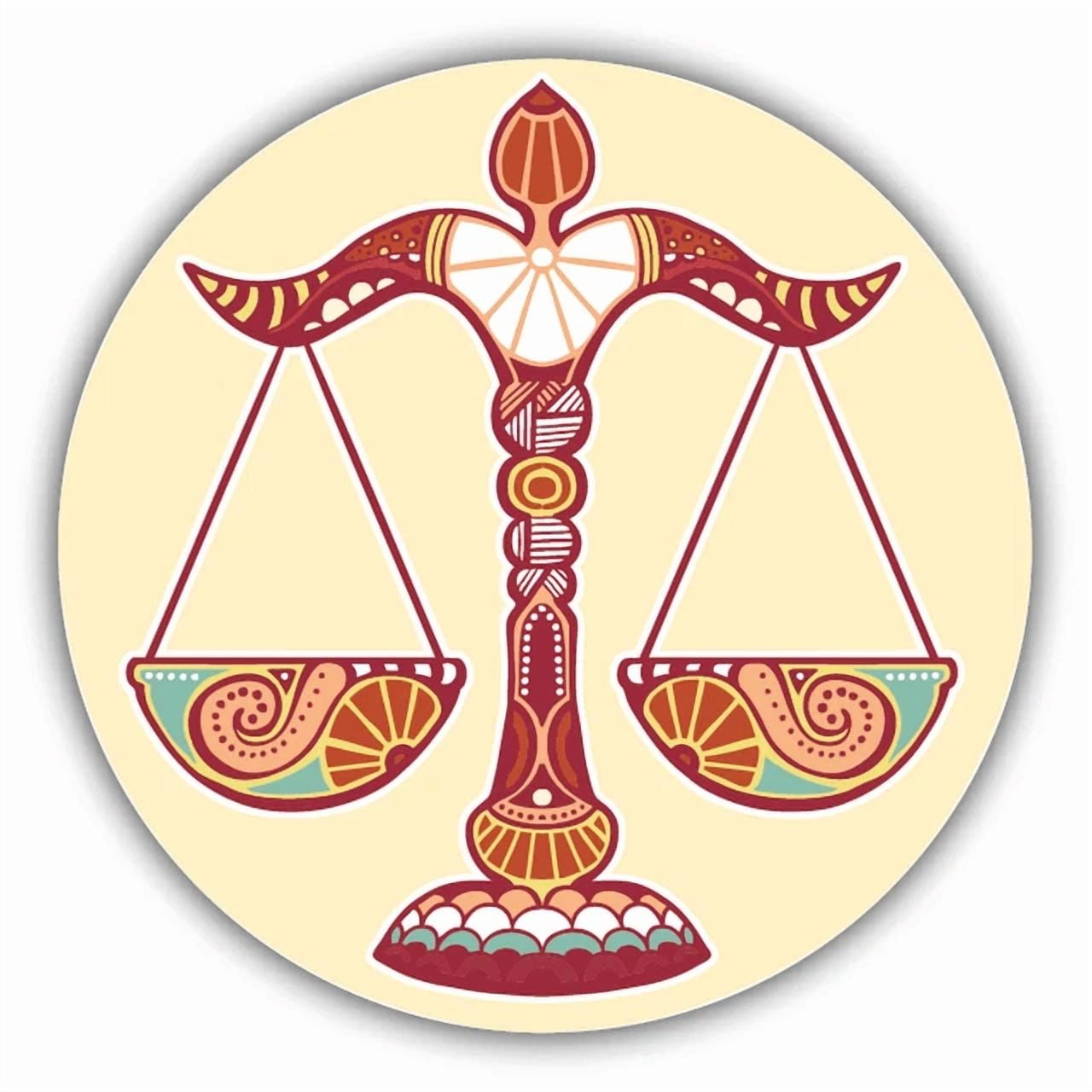 DOPASTICKER Libra Zodiac Sign Ornament Car Sticker Phone Water Bottle ...