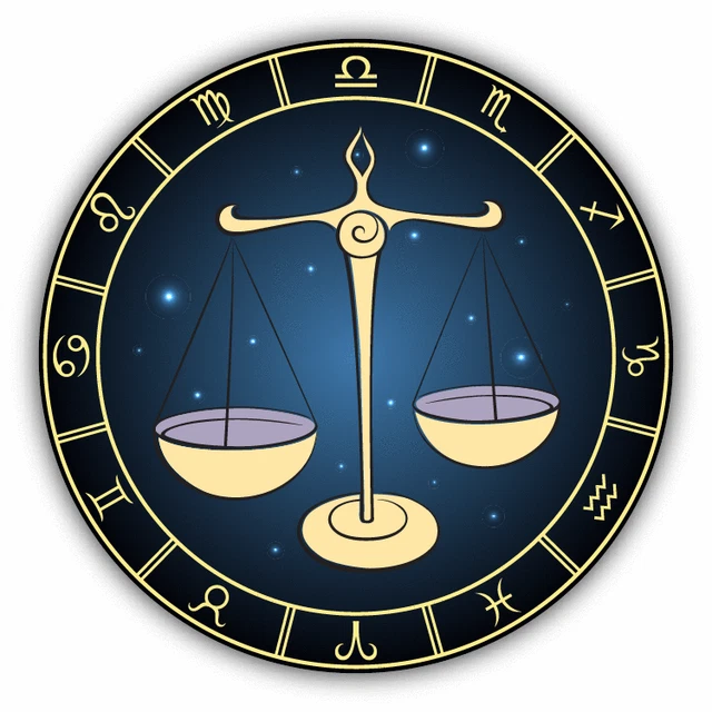 DOPASTICKER Libra Zodiac Sticker Decal Phone Decal Water Bottle ...
