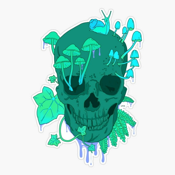 DOPASTICKER Life From Death Sticker, Phone Sticker Water Bottle Sticker ...