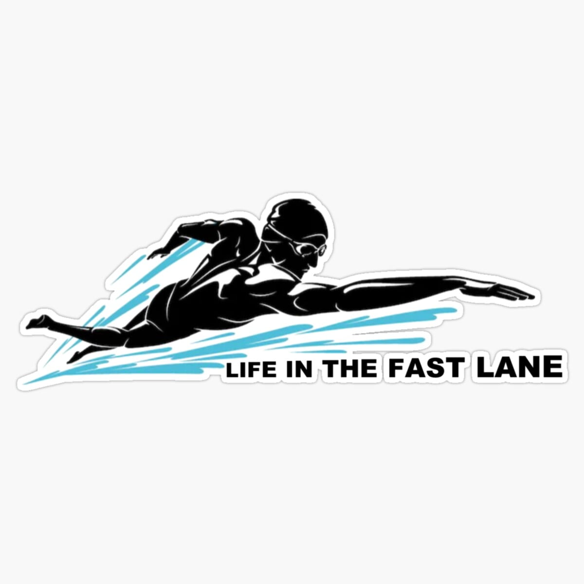 DOPASTICKER Life In The Fast Lane Sticker, Phone Sticker Car Stickers ...