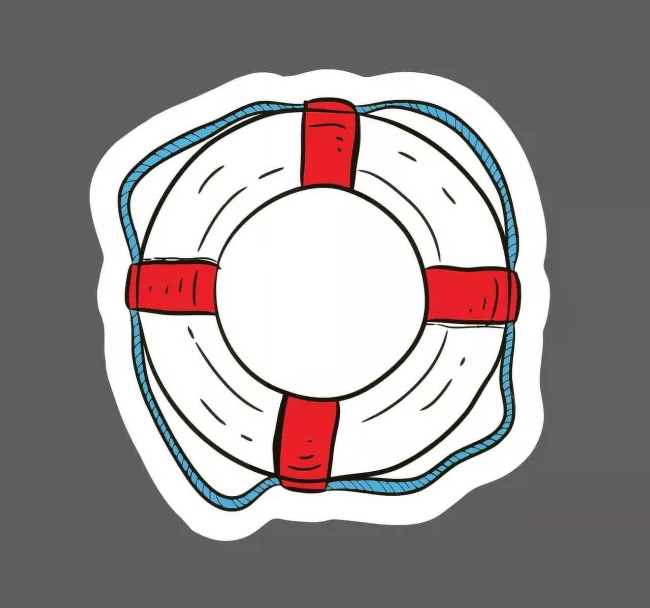 DOPASTICKER Life Preserver Swim Decorative Laptop, Phone Stickers ...