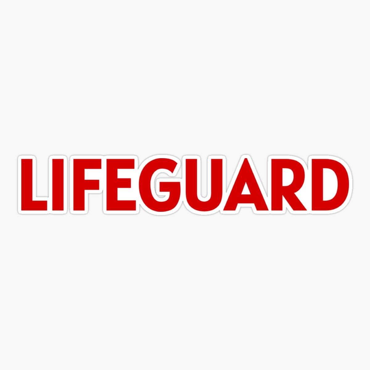 DOPASTICKER Lifeguard Sticker, Phone Sticker Car Stickers, Birthday ...