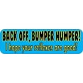 DOPASTICKER Light Blue Back Off Humper Sticker Truck Sticker Phone ...