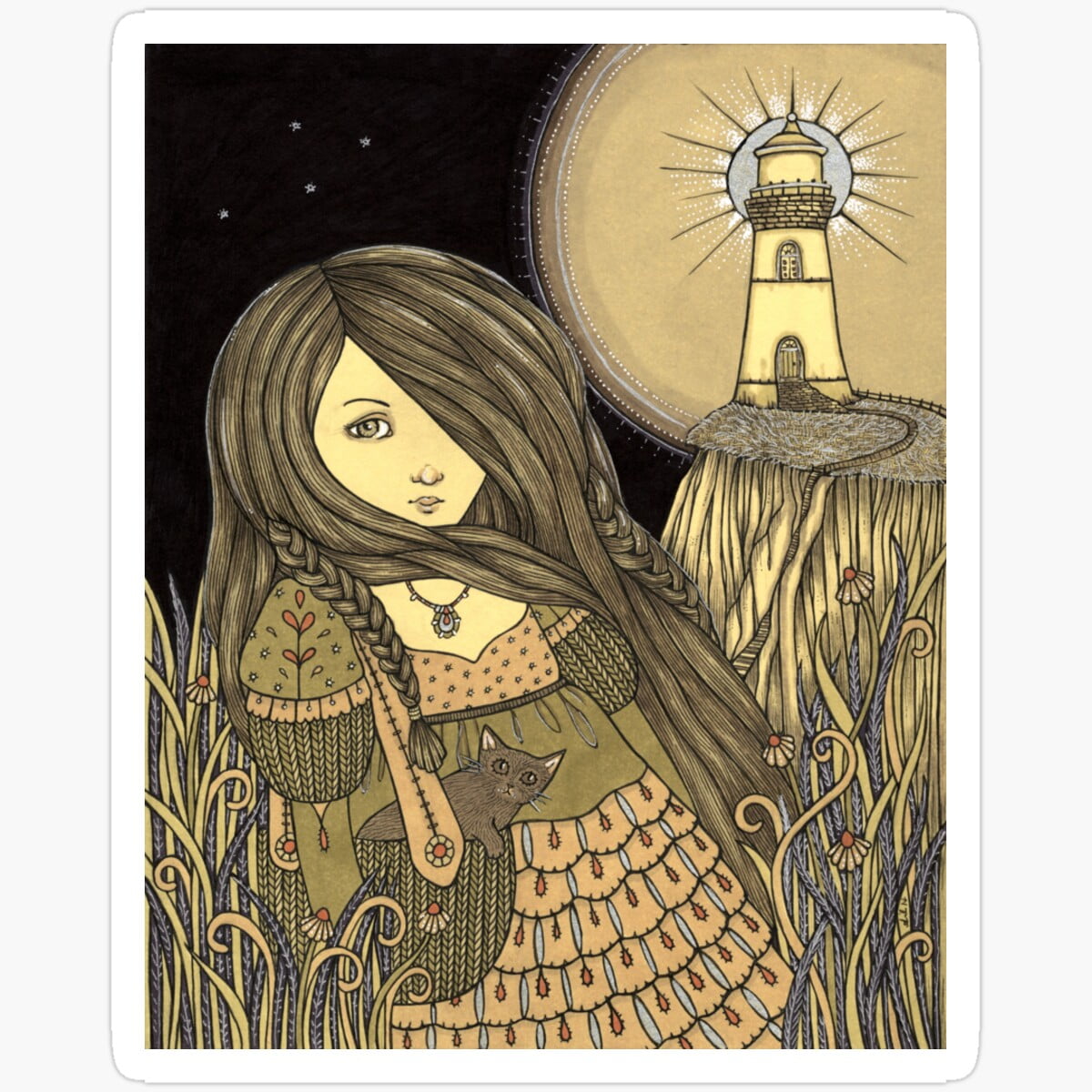 DOPASTICKER Lighthouse Keeper Sticker Birthday Gifts - Decorative ...