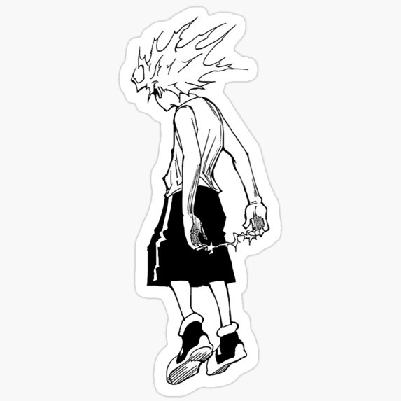 DOPASTICKER Lightning Assassin Sticker Phone Decal Water Bottle ...