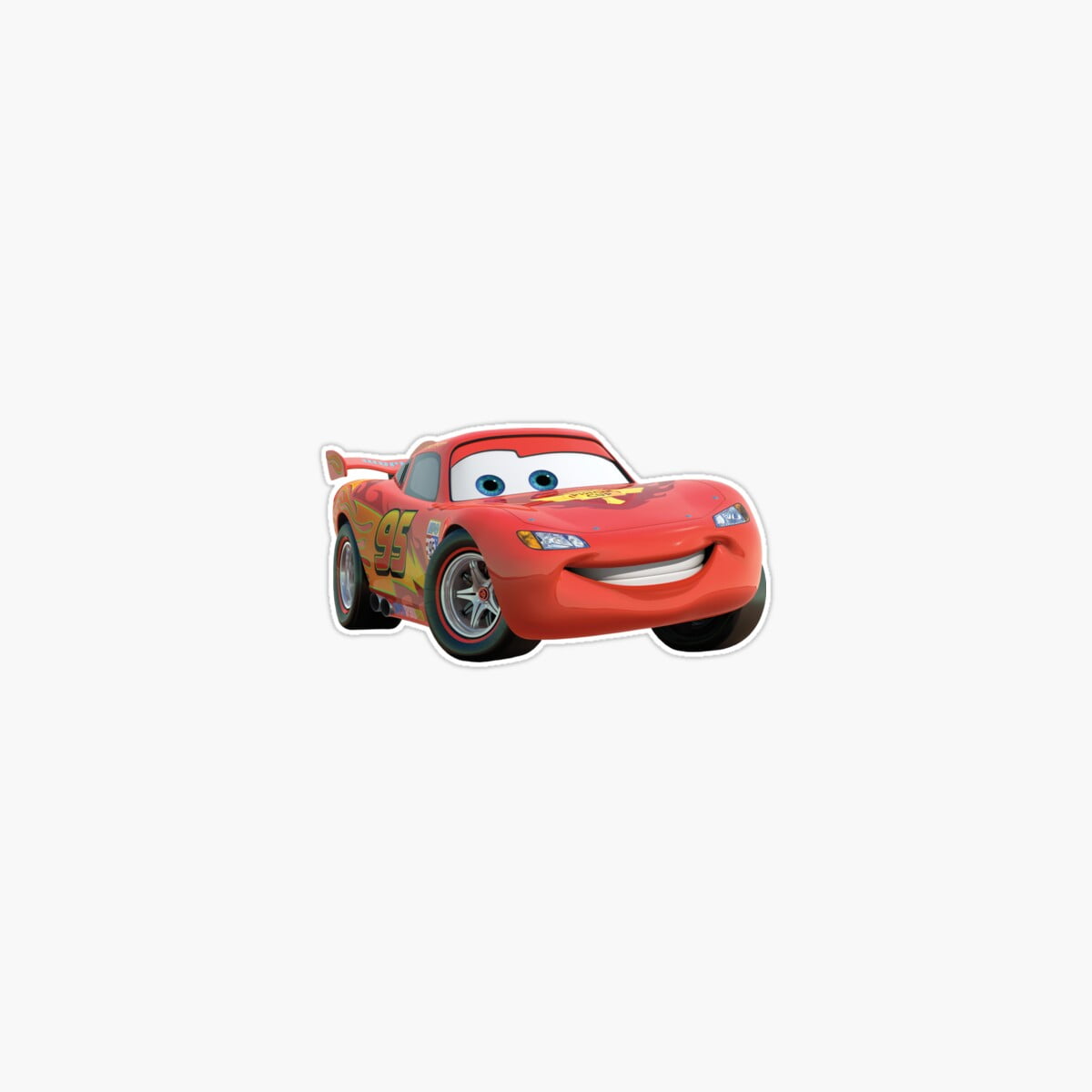 DOPASTICKER Lightning Mcqueen Sticker, Phone Sticker Car Stickers ...