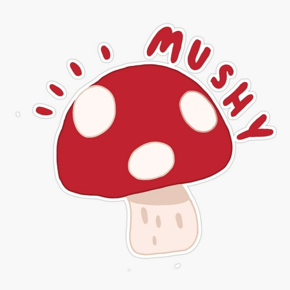 DOPASTICKER Lil Mushroom Sticker, Phone Sticker Water Bottle Sticker ...